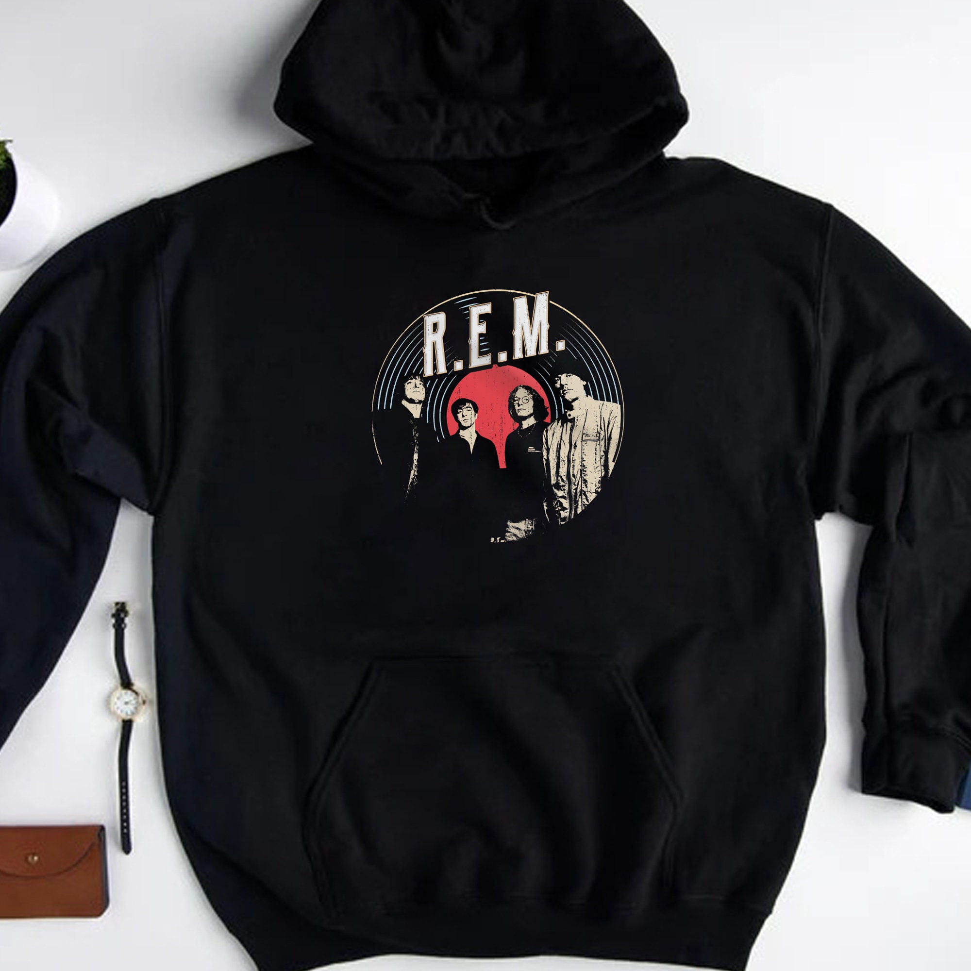 REM Rock Band T-Shirt | Vintage Vinyl REM Band Shirt sold by Pinched ...