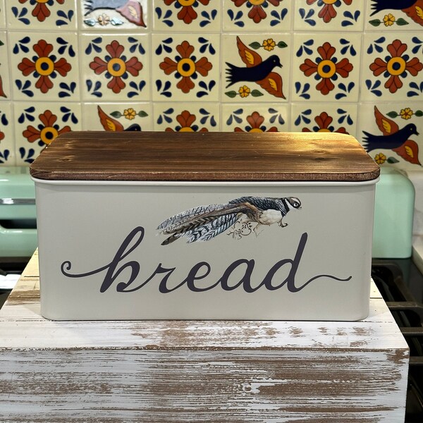 Tin Bread Box - Etsy