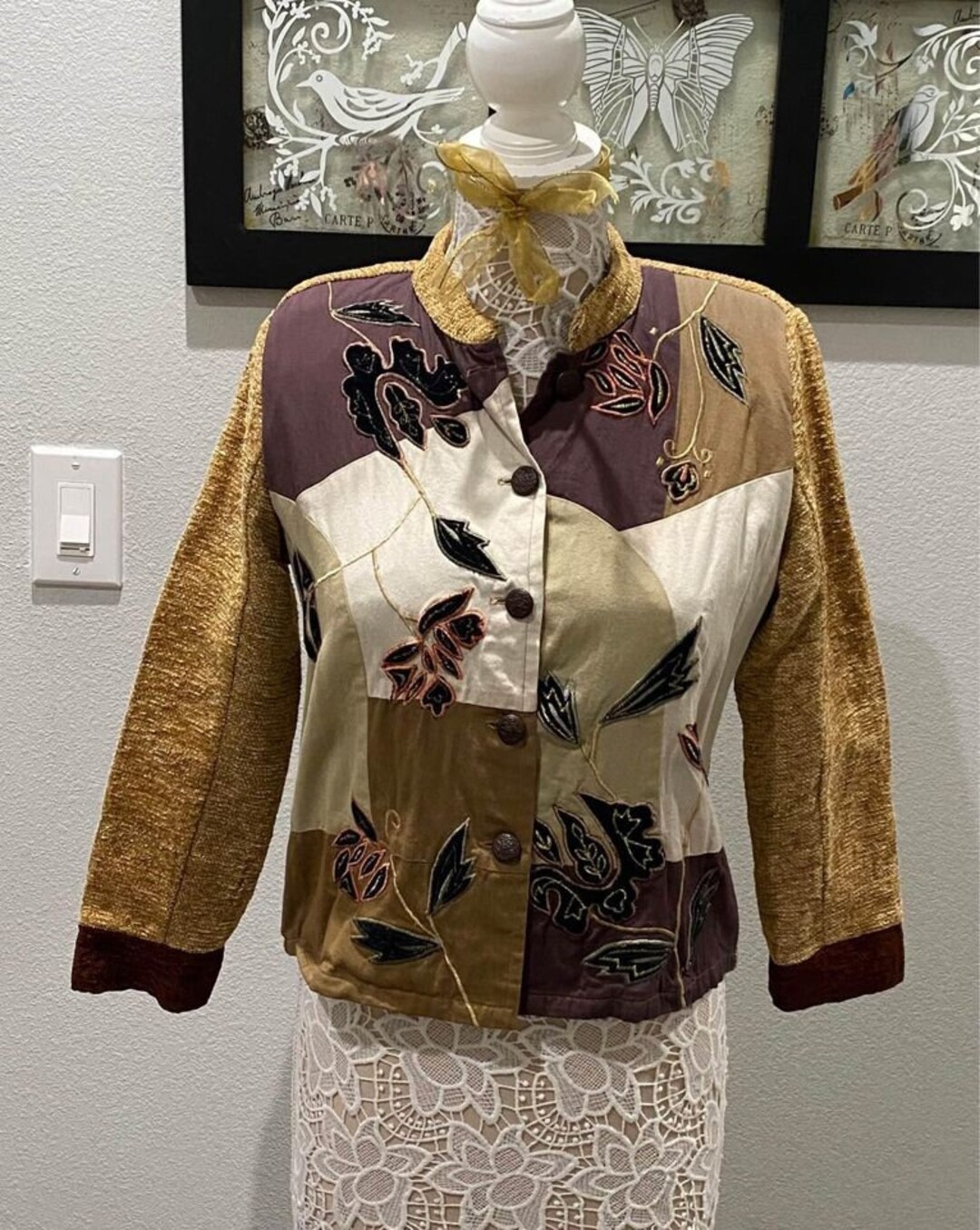 BFA Classics Women’s Vintage Brown Patterned Jacket -PXS/PS - Etsy