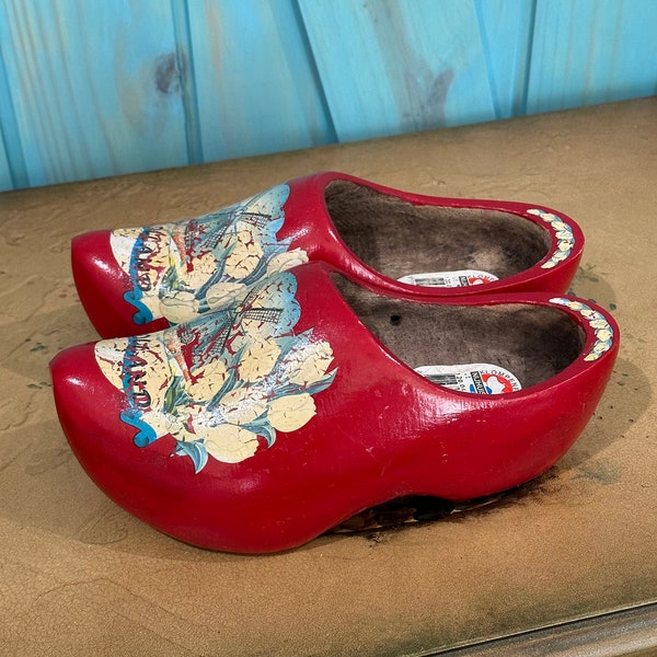 Red Clogs - Etsy