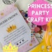 Princess Crown Craft Kit, Party Favor - Etsy