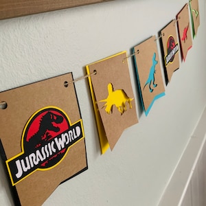 Jurassic Park Themed Dinosaur Banner, DINO Party Decorations - Etsy