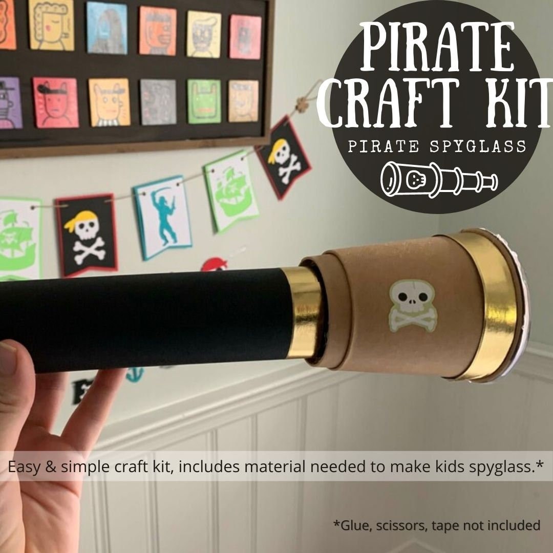 Pirate Spyglass Craft Kit, DIY Telescope - Etsy