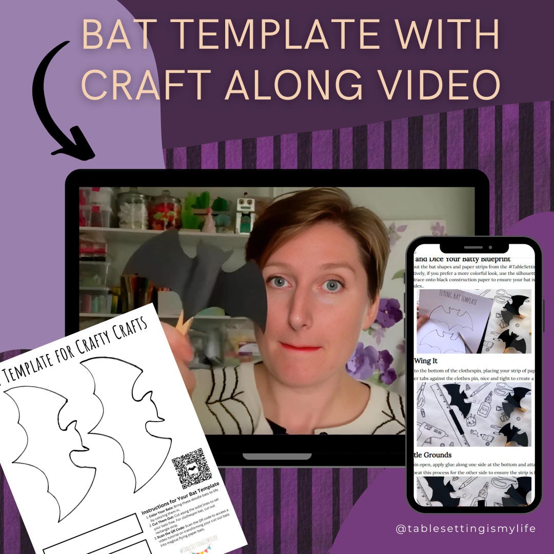 Doodle Flying Bat Template for Kids Crafts - Digital Download PDF - Etsy