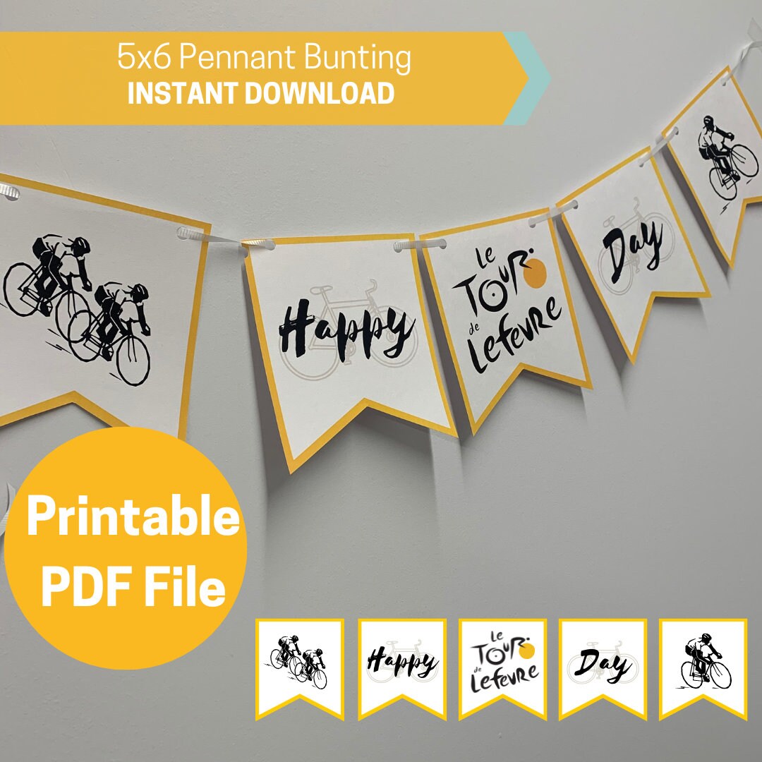 Printable Lefevre Day Banner INSTANT DOWNLOAD - Etsy