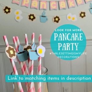 Pancake and Waffles Party Decoration, Paper Garland - Etsy