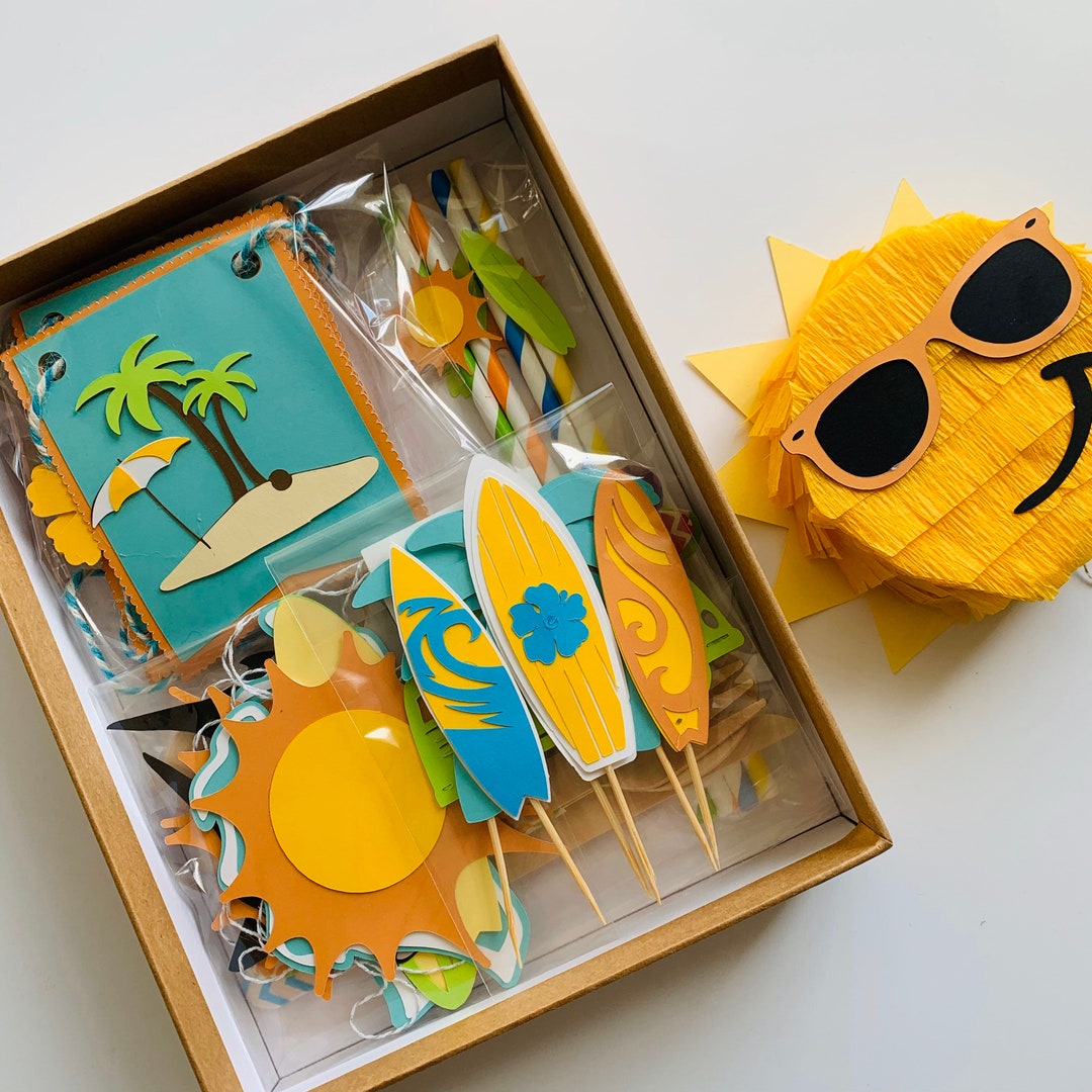 Party in Box: Surf N Sun - Etsy