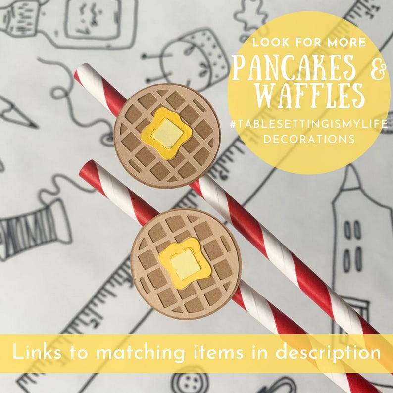 Waffles and Syrup Party Decoration, Paper Garland - Etsy