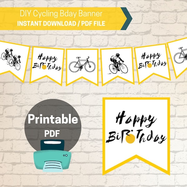 Bicycle Banner - Etsy