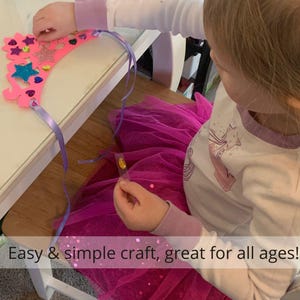 Cinderella Princess Crown Craft Kit, Party Favor - Etsy