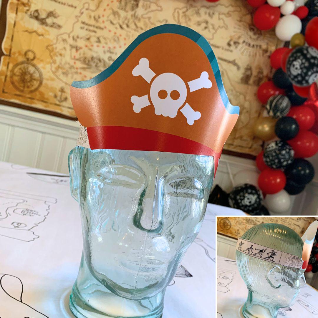 Pink Polka Dot Pirate Hat - Printable Instant Download - Etsy
