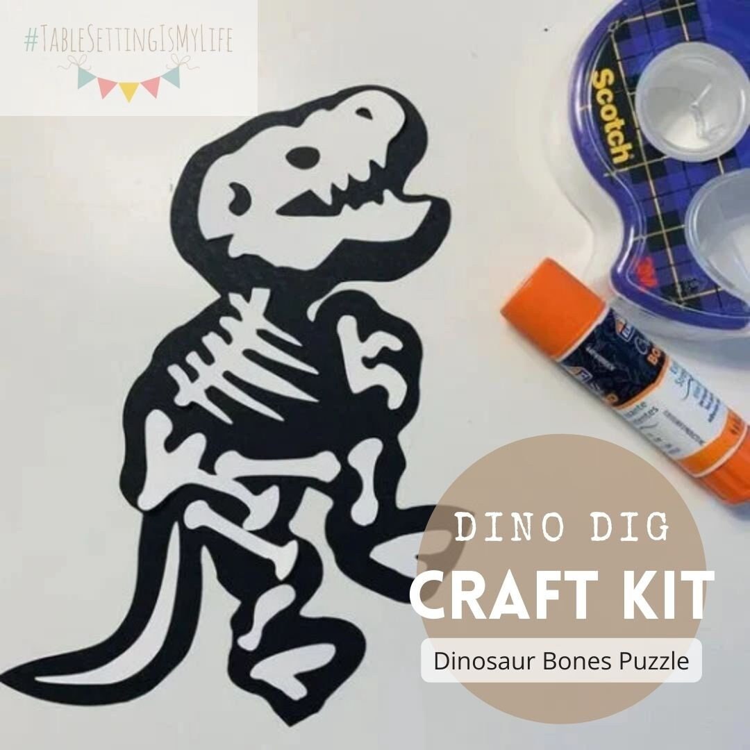 Dinosaur Bones Puzzle Craft Kit Party Favor DINO - Etsy