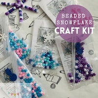 Beaded Snowflake - Etsy