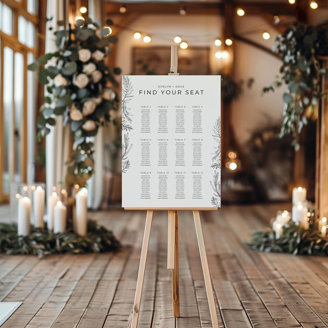Elegant Wedding at Historic Venue, Printable Elegant and Simple Wedding ...