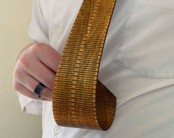 Wood necktie | Etsy
