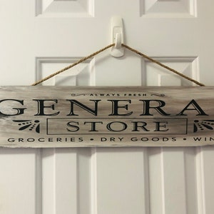 General Store Kitchen Sign. Farmhouse Country Sign. Warms Any Kitchen ...