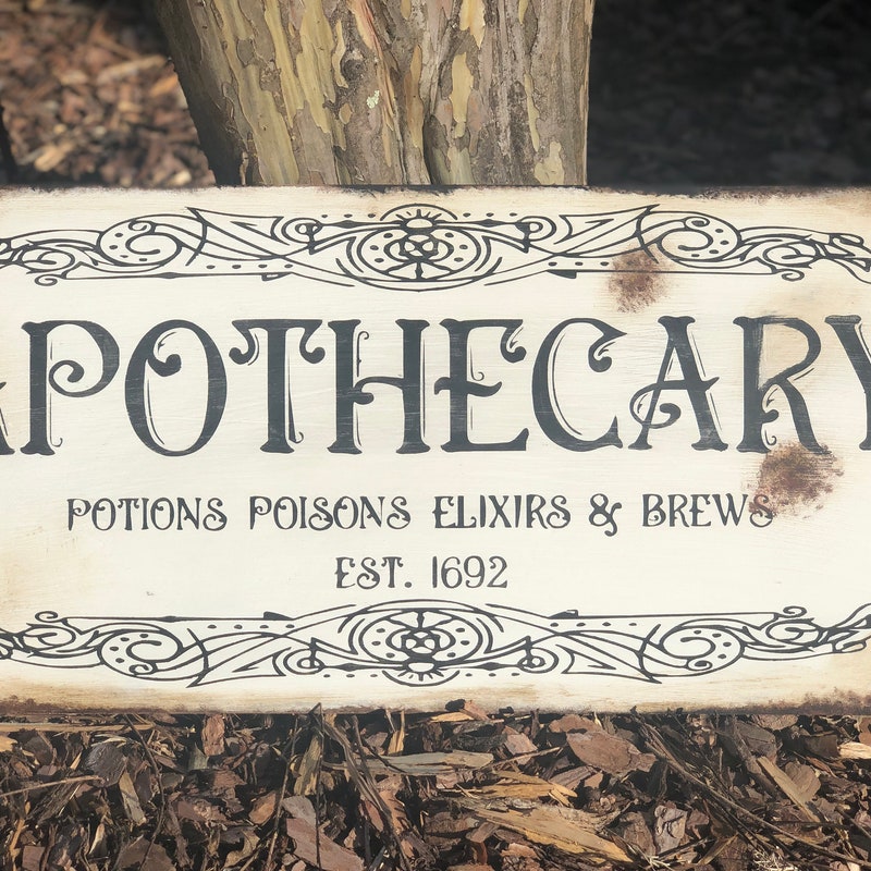 Apothecary Sign - Etsy