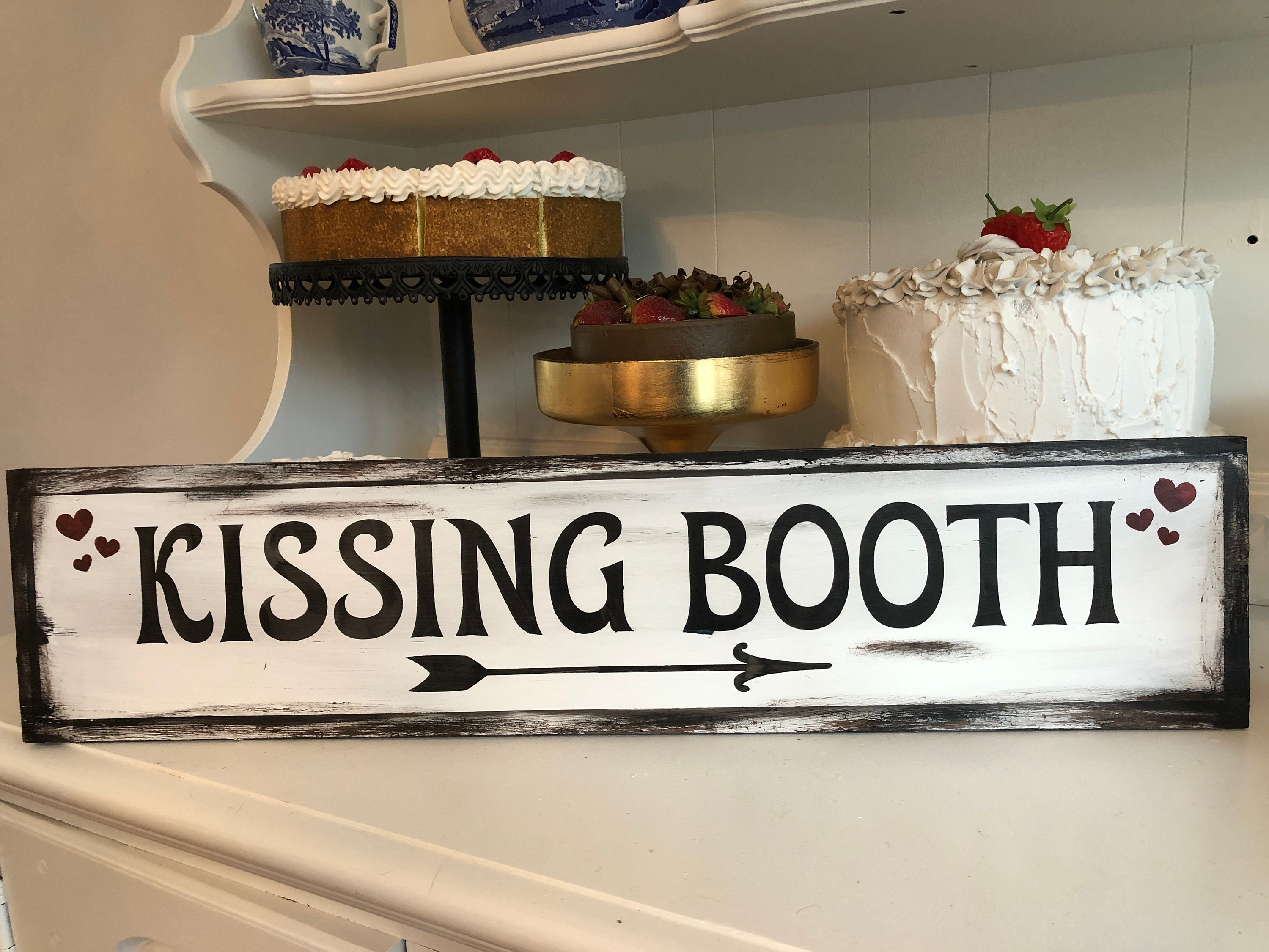 Kissing Booth Sign. Valentine Wall Decor. Kitchen and Bedroom - Etsy