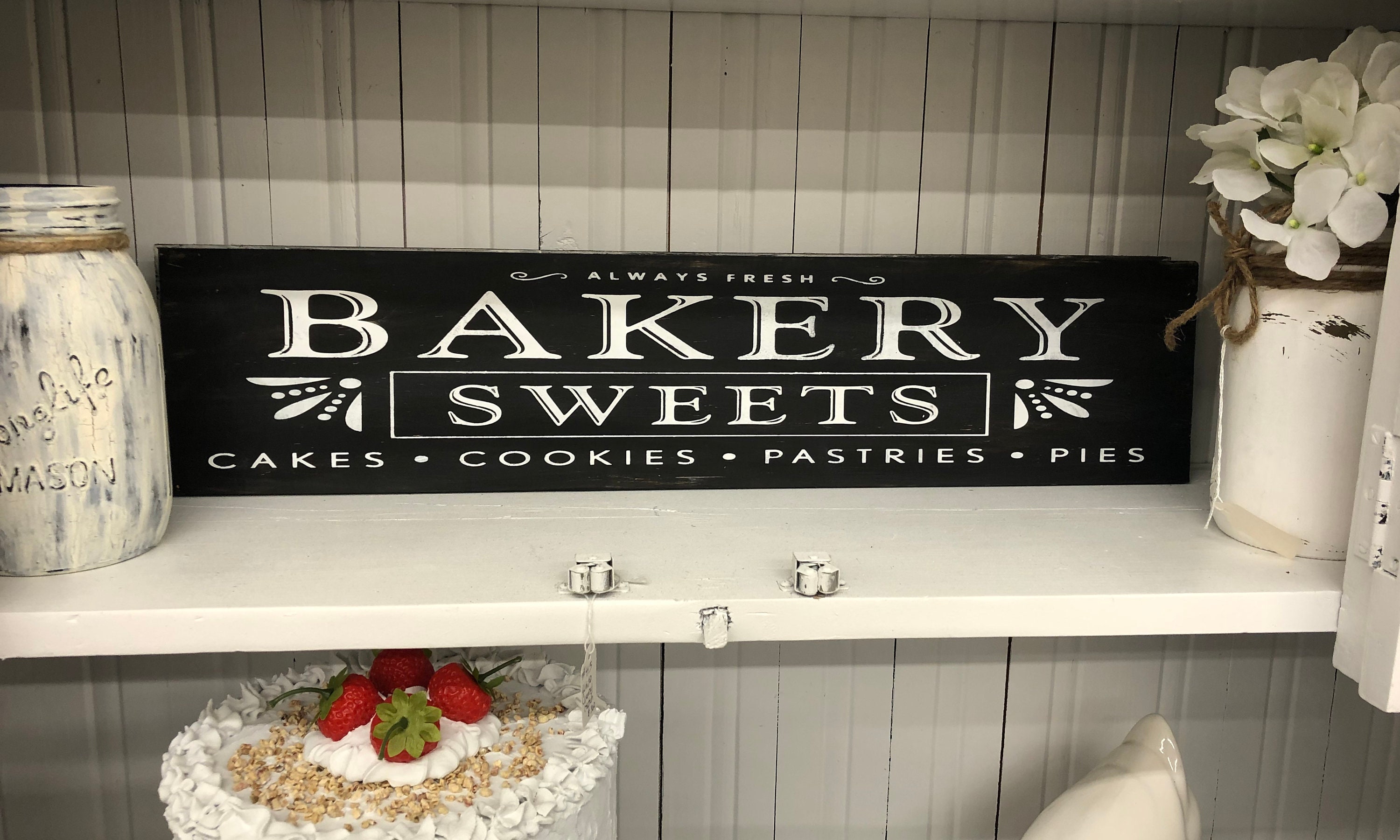 Black Bakery sign | Etsy