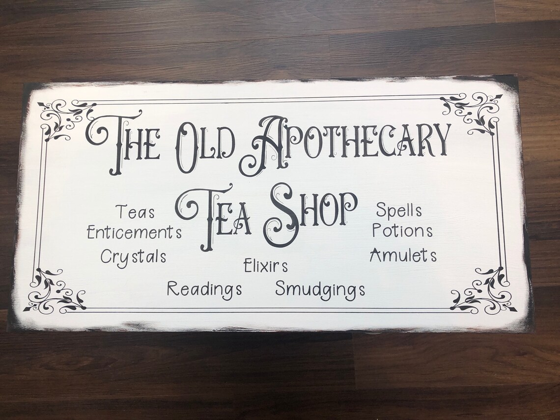Apothecary Sign. Farmhouse Rustic Sign. Great for Kitchen | Etsy