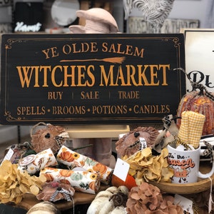 Witches Market Sign. Great for All Year but Perfect for Halloween. the ...