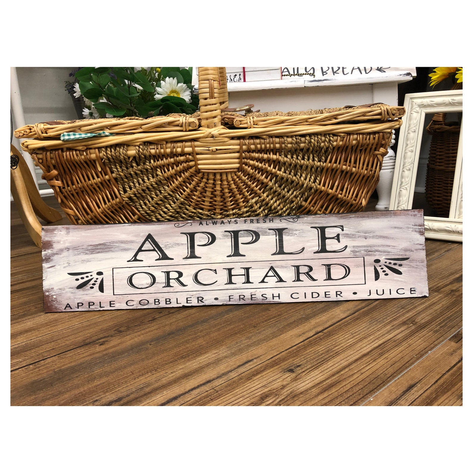 Apple Orchard Sign - Etsy