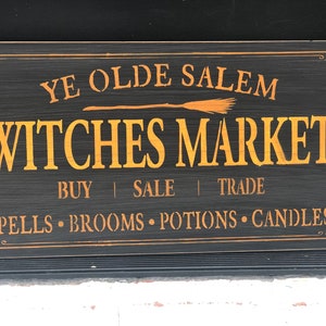 Witches Market Sign. Great for All Year but Perfect for Halloween. the ...