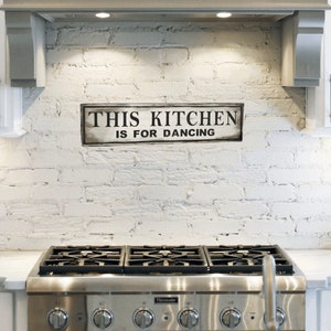 This Kitchen is Made for Dancing Sign. Fun Family Sign. Kitchen Decor ...