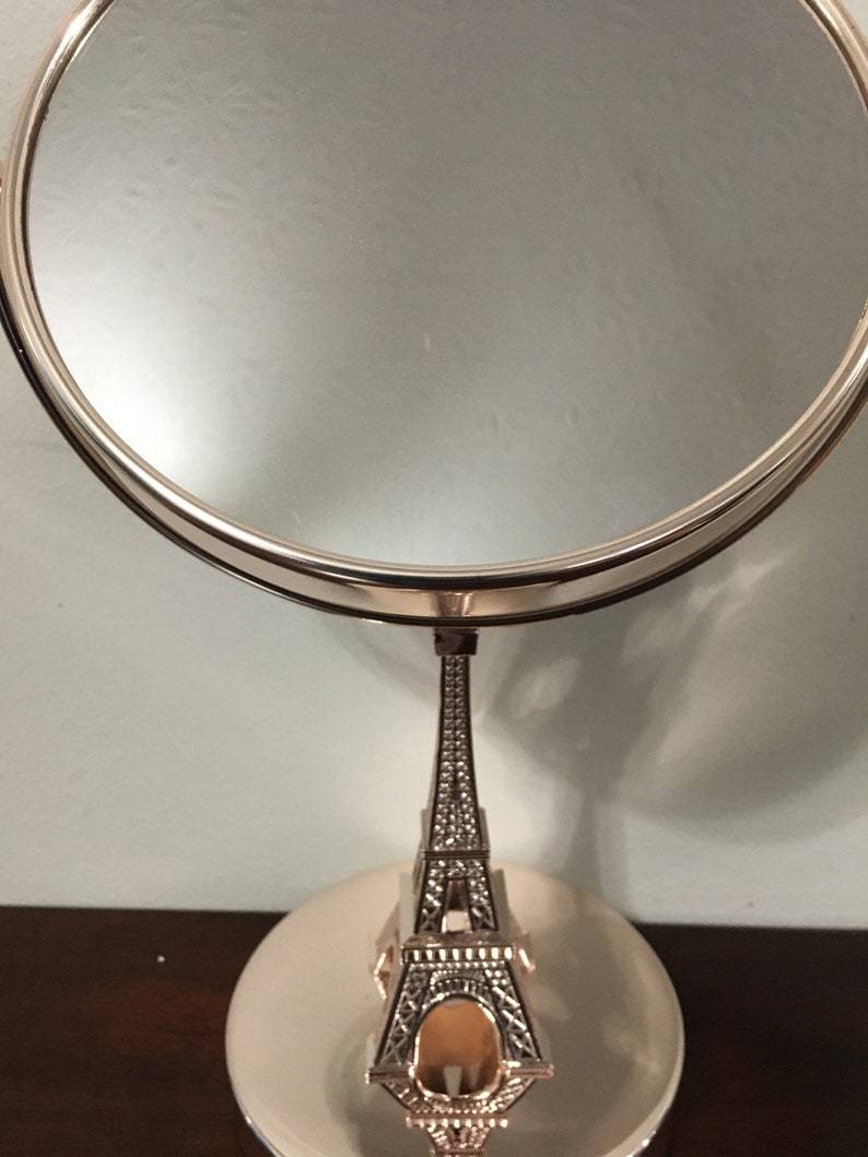 Table Top Magnifying Mirror. Paris Eiffel Tower Base. Lovely Gift - Etsy