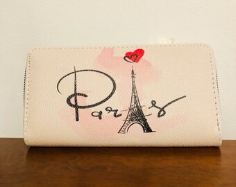 Vintage Lovcat Paris Leather Wallet - Etsy