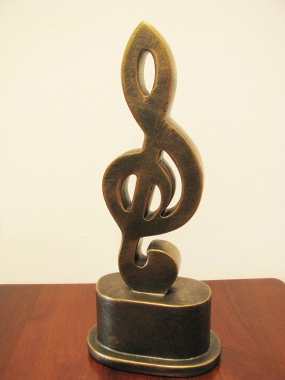 Musical Note Statue. 11 Inches Tall. Brand New. Charming. | Etsy