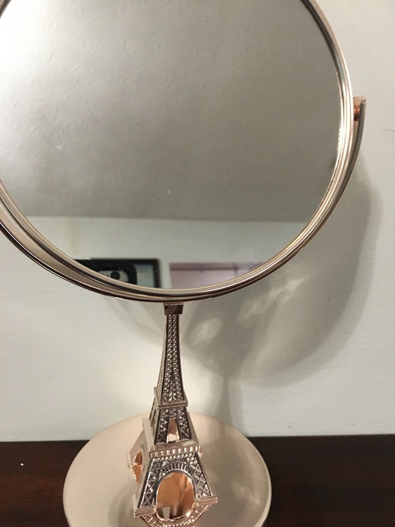Table Top Magnifying Mirror. Paris Eiffel Tower Base. Lovely Gift - Etsy