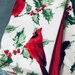 Two Lovely Red Cardinal Kitchen Towels. Brighten Your Day. Captures the ...