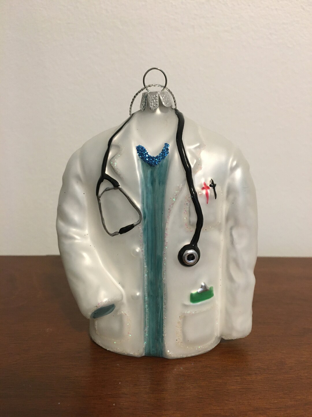 Doctor White Lab Coat Ornament With Stethoscope. Christmas Ornament. 41 ...