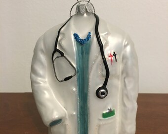 Lab Coat Christmas Ornament - Etsy