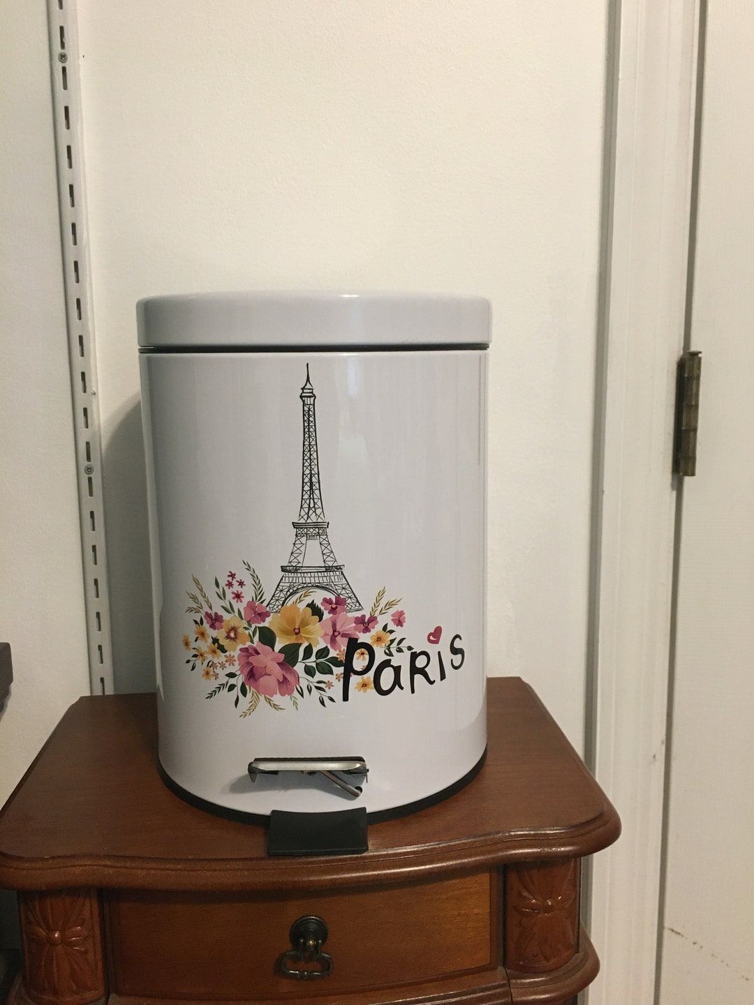 Brand New. Paris Designed Trash Can. Lovely Paris Design. 11 Inches ...