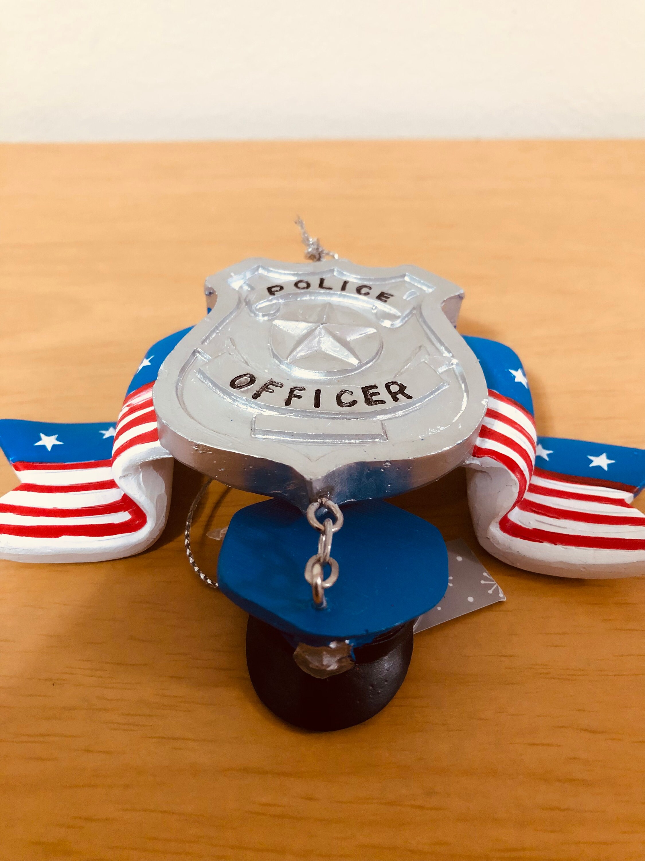 Police Officer Badge Ornament Figurine. Made of High Quality Resin ...