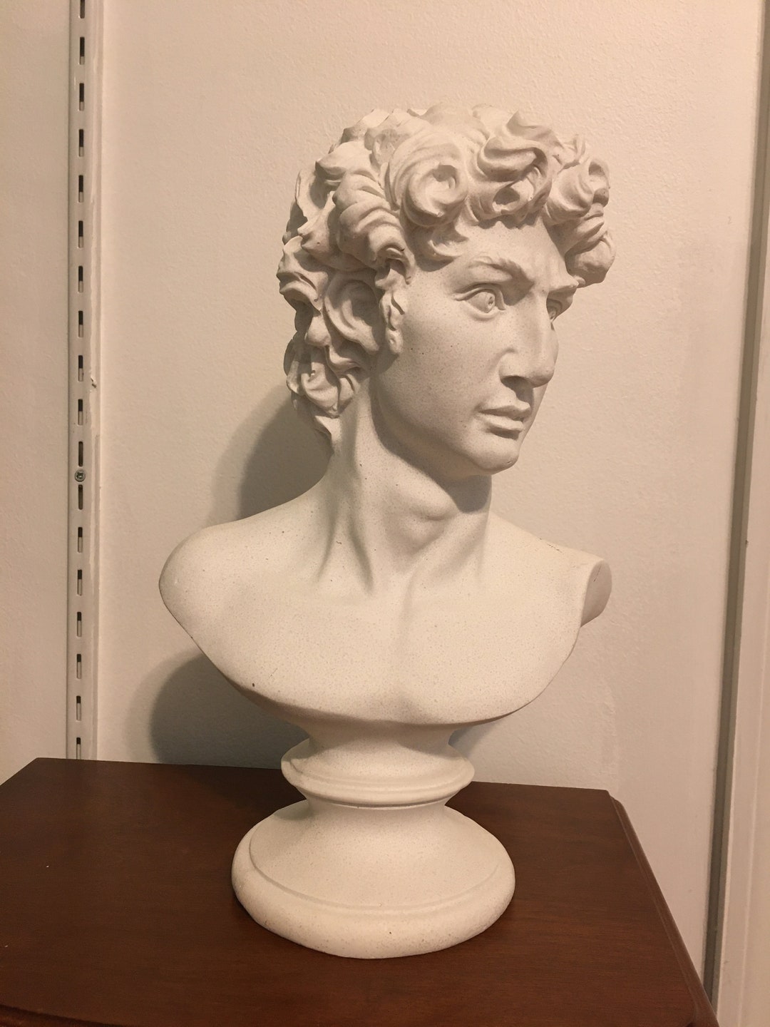Vintage Tall White Bust. 12 Inches Tall. Perfect Gift or Keepsake. - Etsy