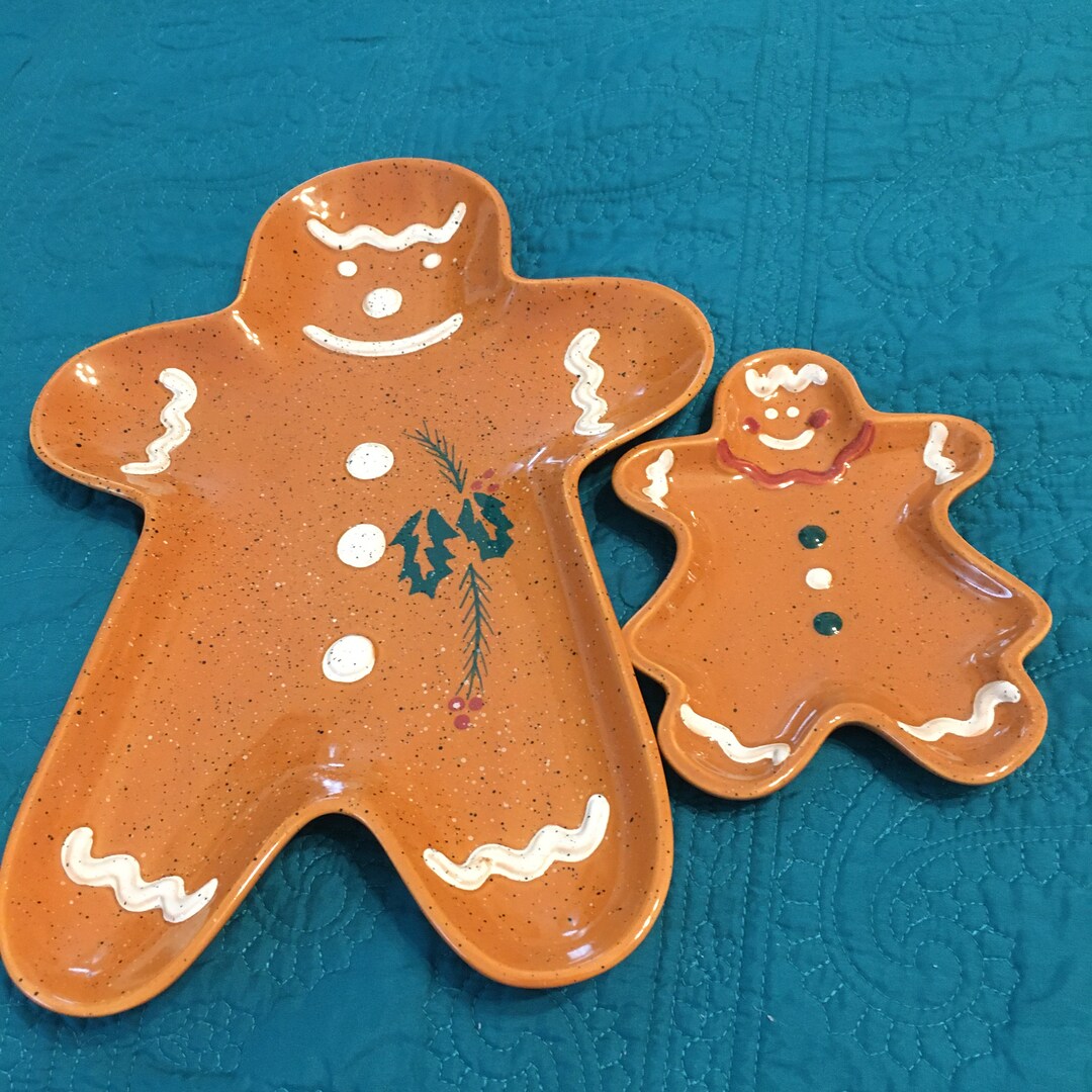 Large and Small Gingerbread Platters. - Etsy