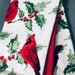 Two Lovely Red Cardinal Kitchen Towels. Brighten Your Day. Captures the ...