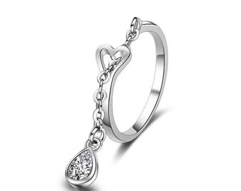Dangle Charm Ring - Etsy