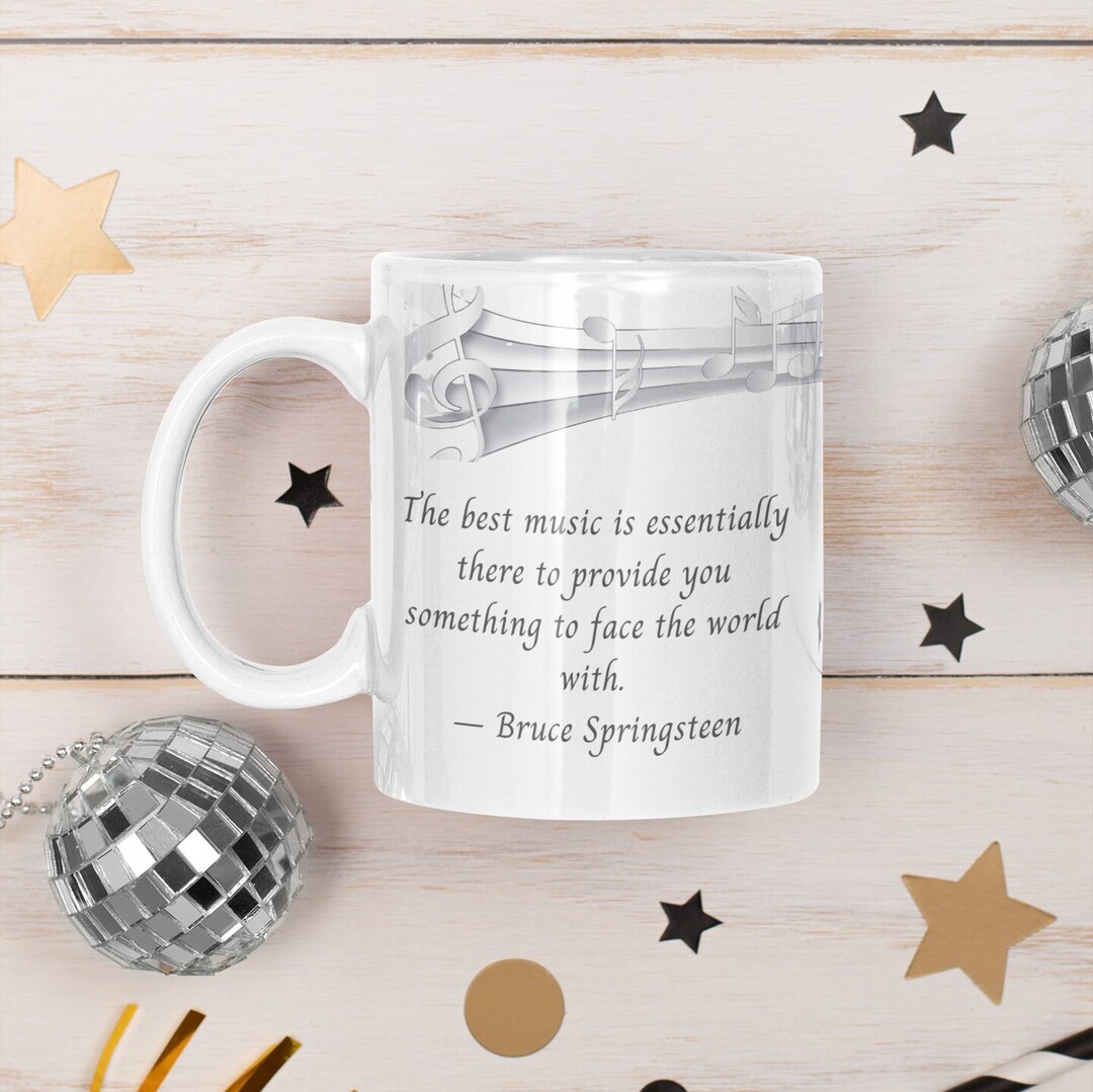The Best Music Quote-bruce Springsteen Coffee Mug - Etsy