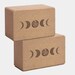 PAIR of Moon Cork Yoga Blocks by Scoria World 100% Natural - Etsy