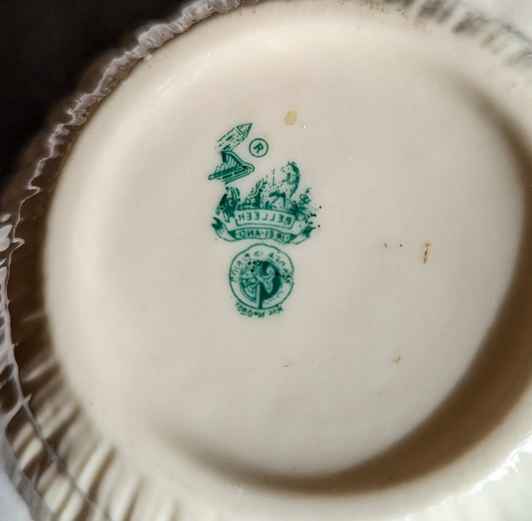 Rare Mis-marked Vintage Belleek Limpet Cereal Bowl With Rare Hallmark ...