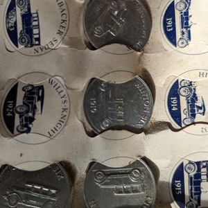 Sunoco Antique Car Coin Game/coins - Etsy