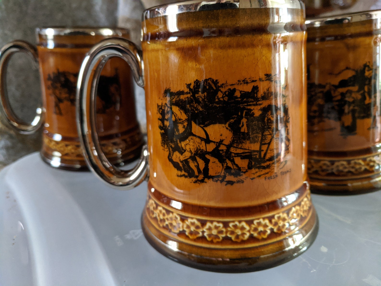 Ridgways Scenes of Coaching Days and Ways Ridgeway Beer Tankard - Etsy
