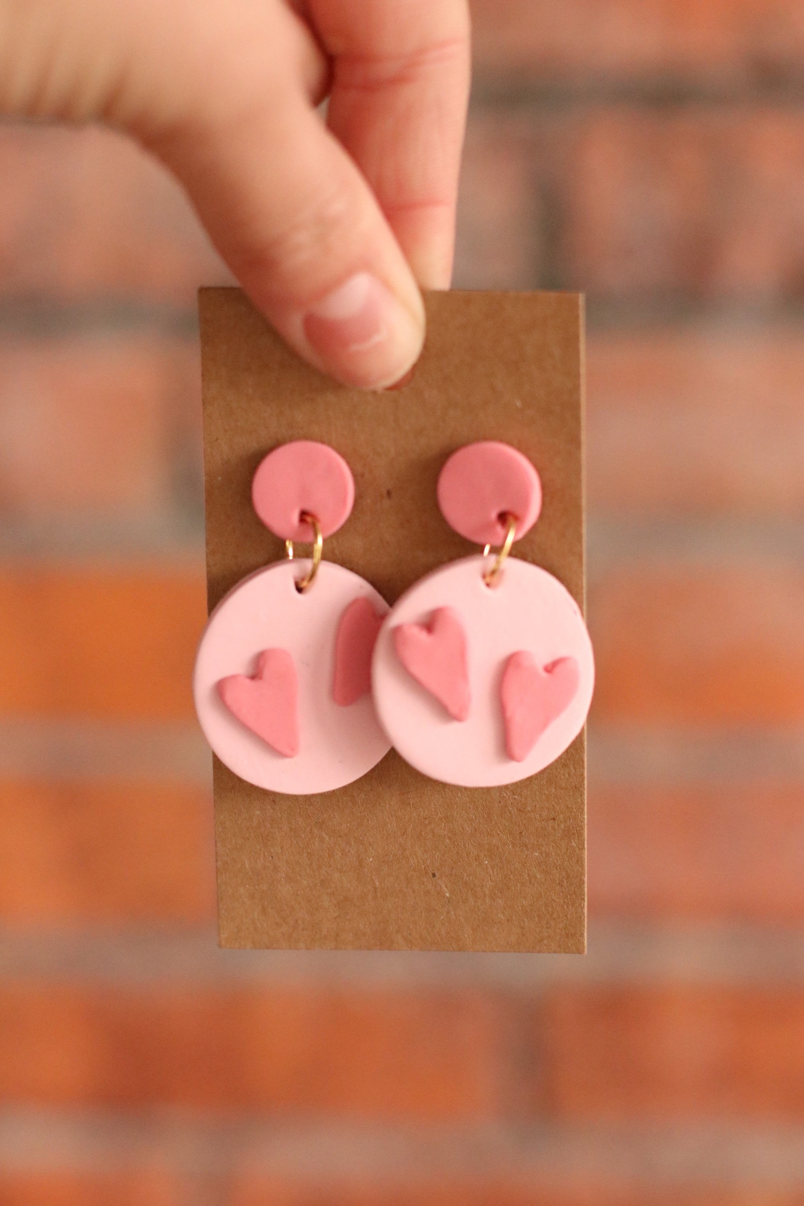 Valentines Day Polymer Clay Earrings Etsy
