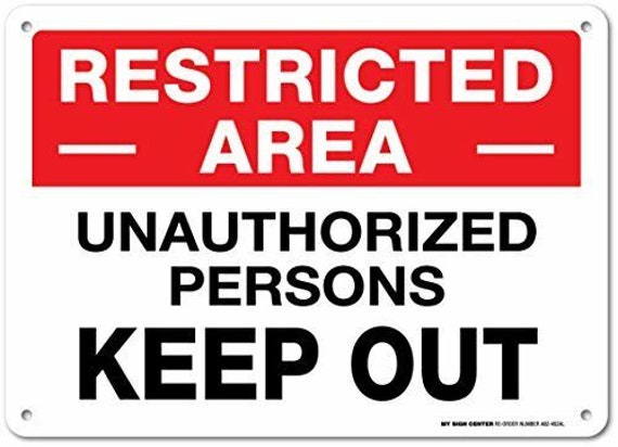 Unauthorized Person