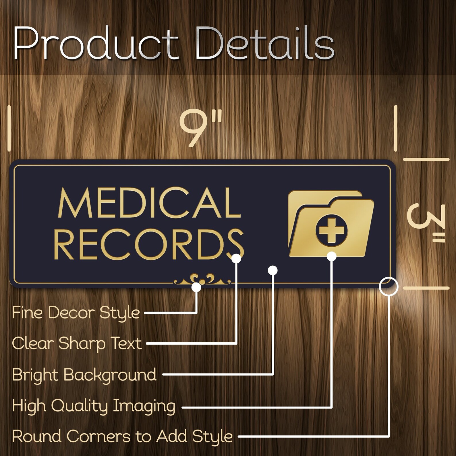 Medical Record Room Sign Office Medical Supplies Sign 3 | Etsy
