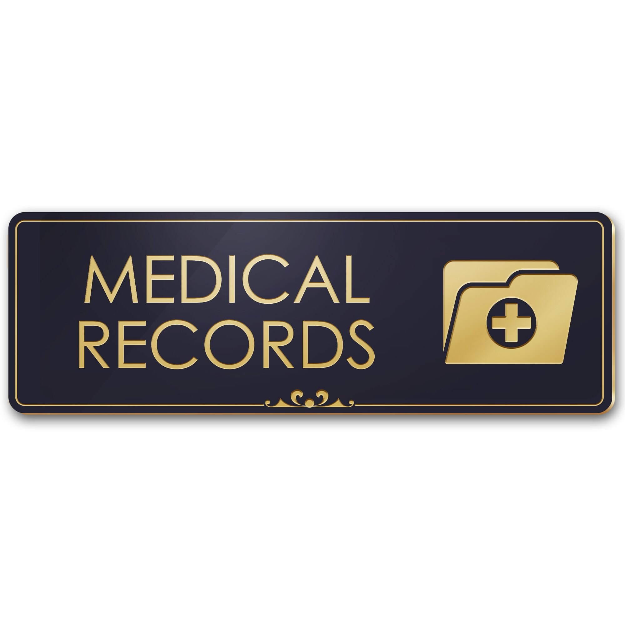 Medical Record Room Sign Office Medical Supplies Sign 3 | Etsy